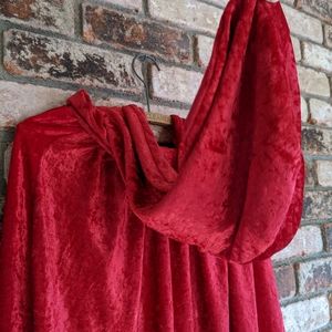 Rubie's | Jackets & Coats | Vintage Rubies Velour Velvet Red Full ...